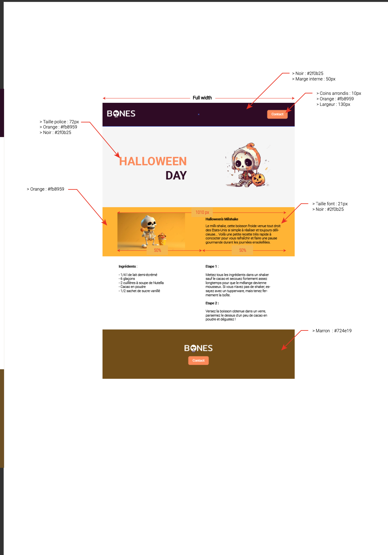 Site Web En Html Et Css Par Juliettelabrousse3 Page 1 Openclassrooms